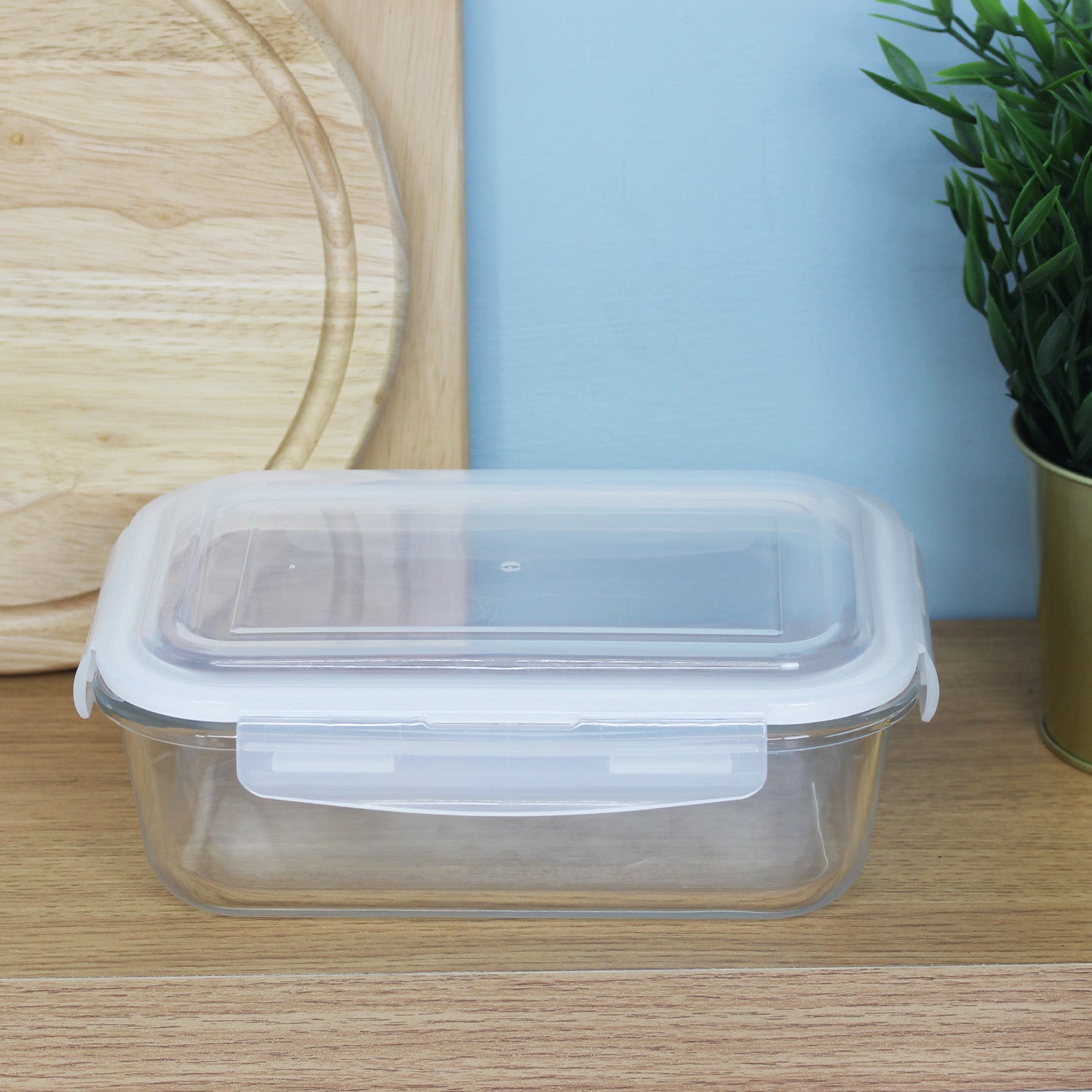 Freska 1520ml Borosilicate Glass Lunch Box
