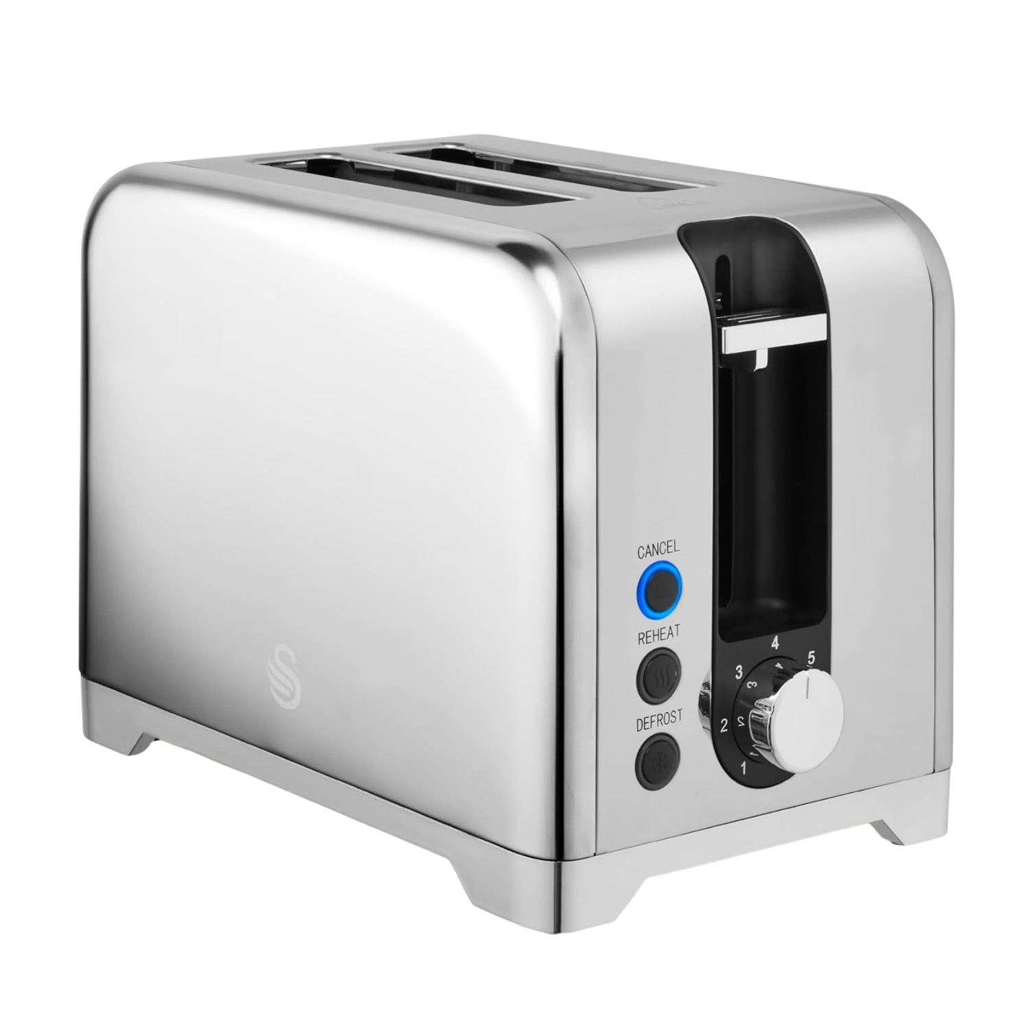 930W Silver Swan Solace 2-Slice Toaster